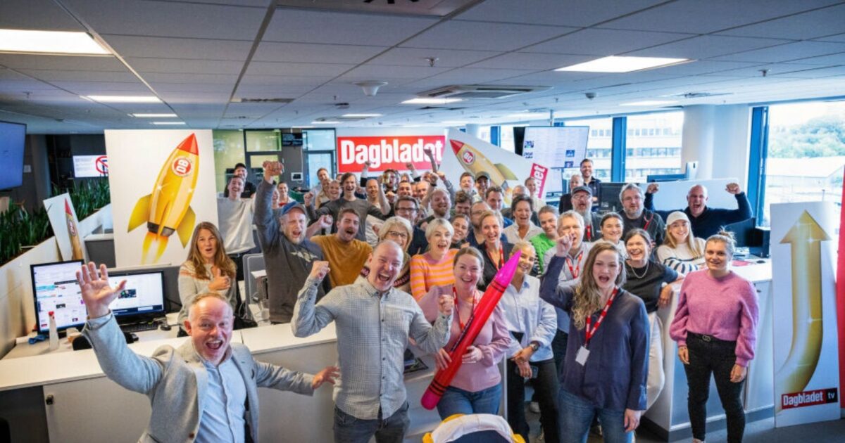 Dagbladet fortsetter rakettveksten